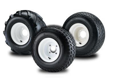Pre-Mounted Tire and Wheel Kit - 8 Inch - Golf Cart Parts, Manuals ...